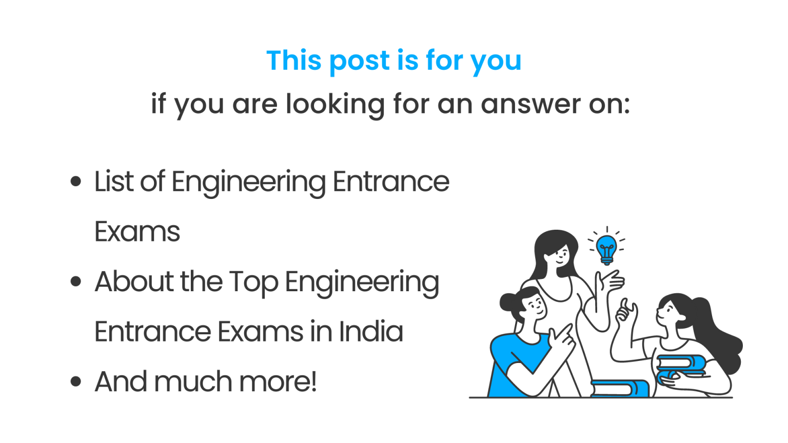 List of Top Engineering Entrance Exams in India | iDreamCareer